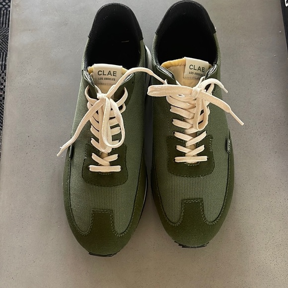 Clae | Shoes | Mens Clae Green Tennis Shoes | Poshmark